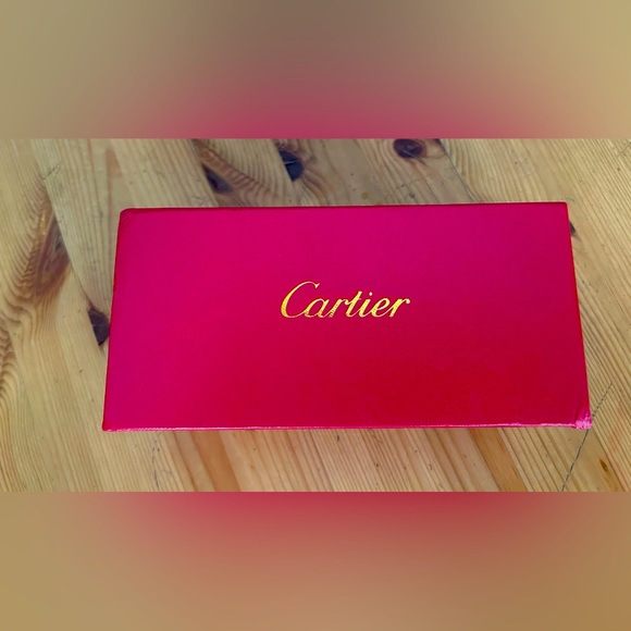 Cartier | Accessories | Cartier Red Sunglass Box | Poshmark